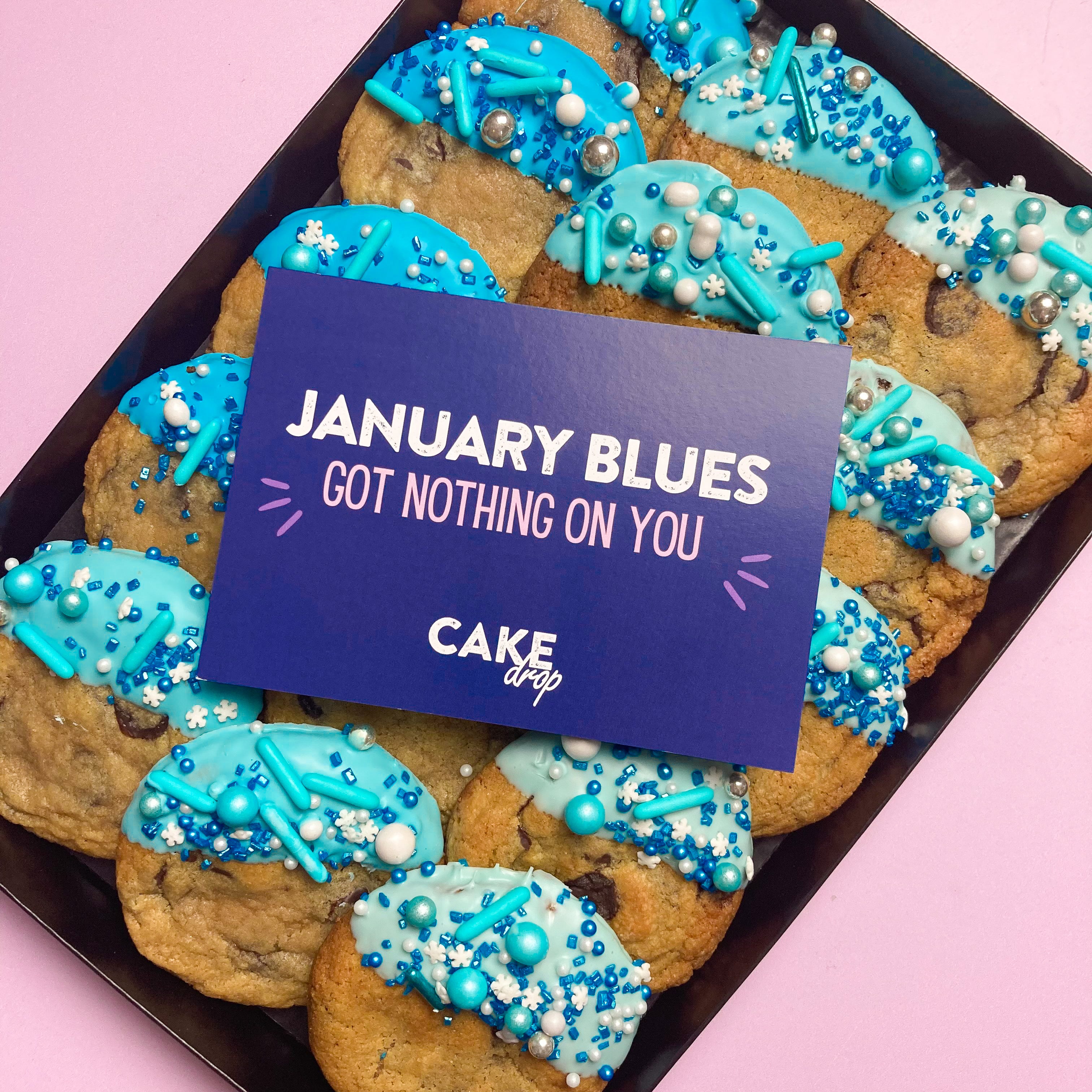 Blue Monday Cookie Platter - CakeDrop